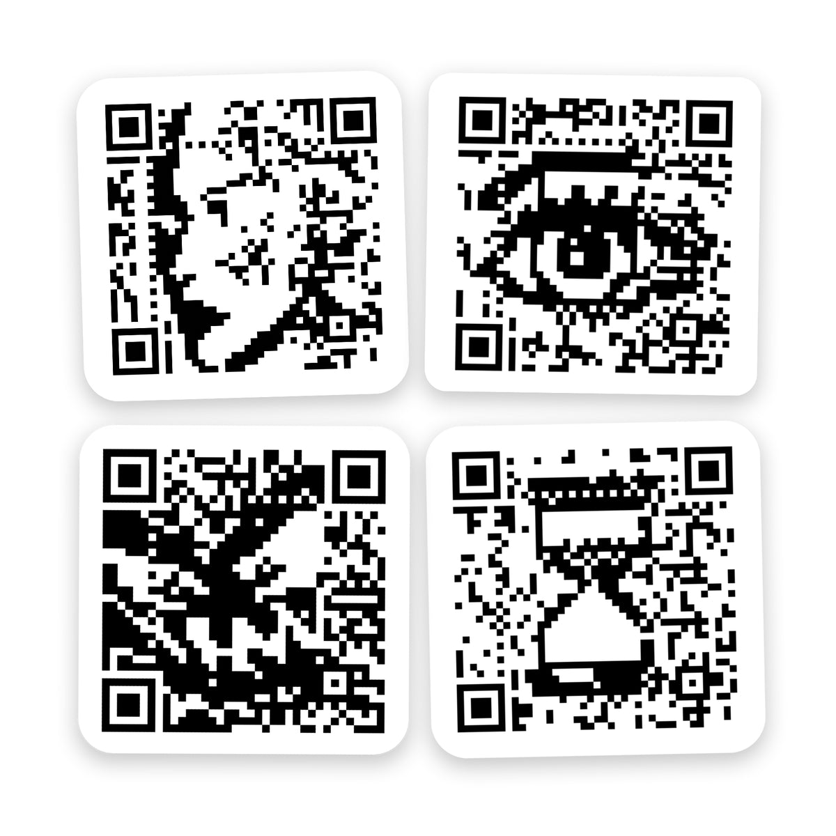 Blank Banshee | QR Sticker Pack – Hologram Bay